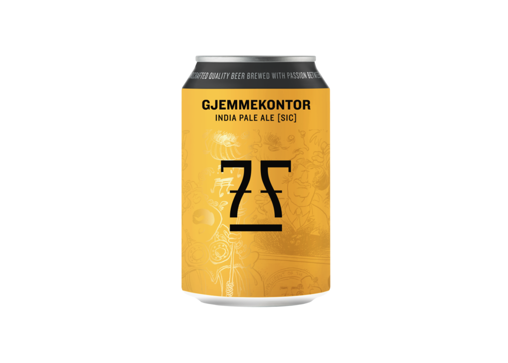 Gjemmekontor - IPA - 12x33CL CAN - 7 Fjell Bryggeri