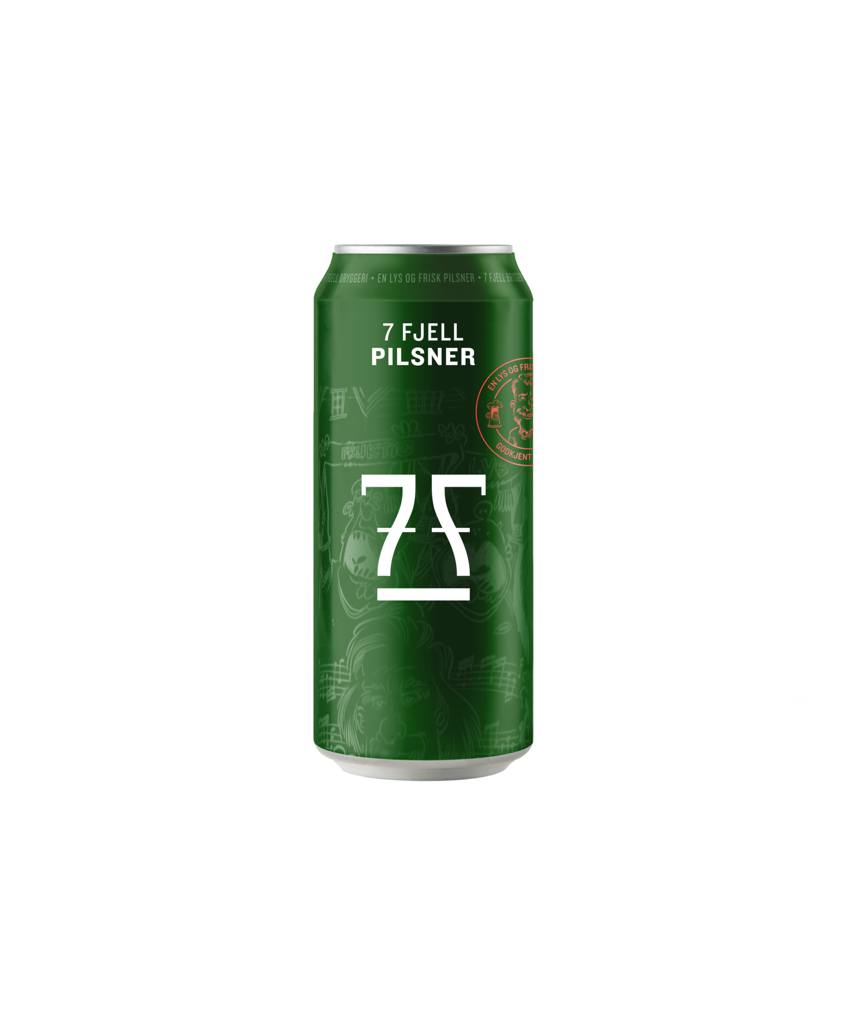 7 Fjell Pils 24X50CL CAN - 7 Fjell Bryggeri