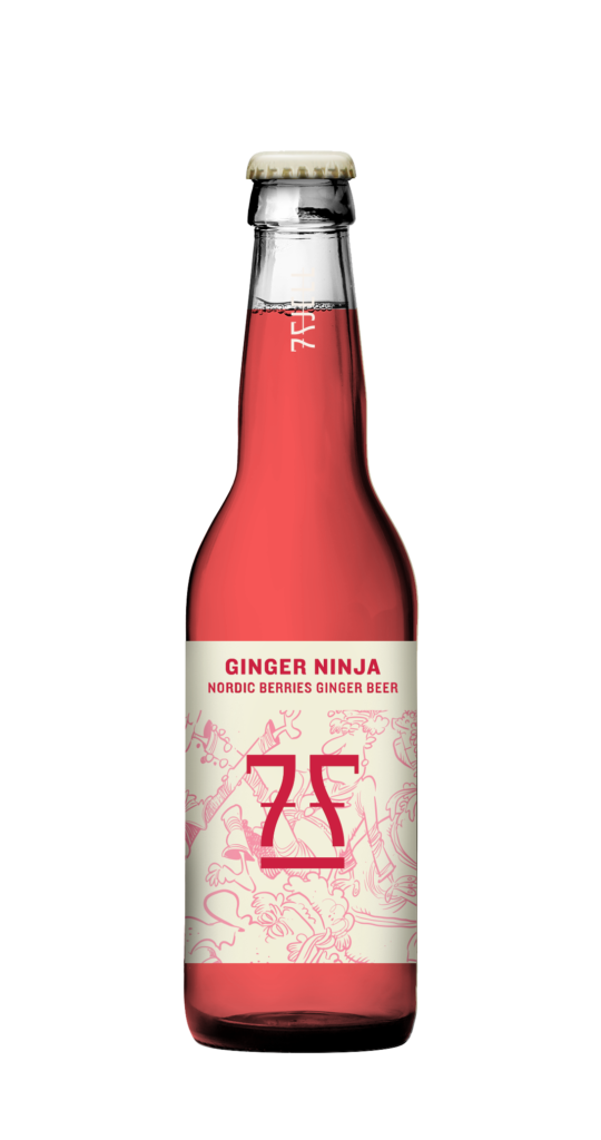 Ginger Ninja - Nordic Berries Ginger Beer 12X33CL BTL - 7 Fjell Bryggeri